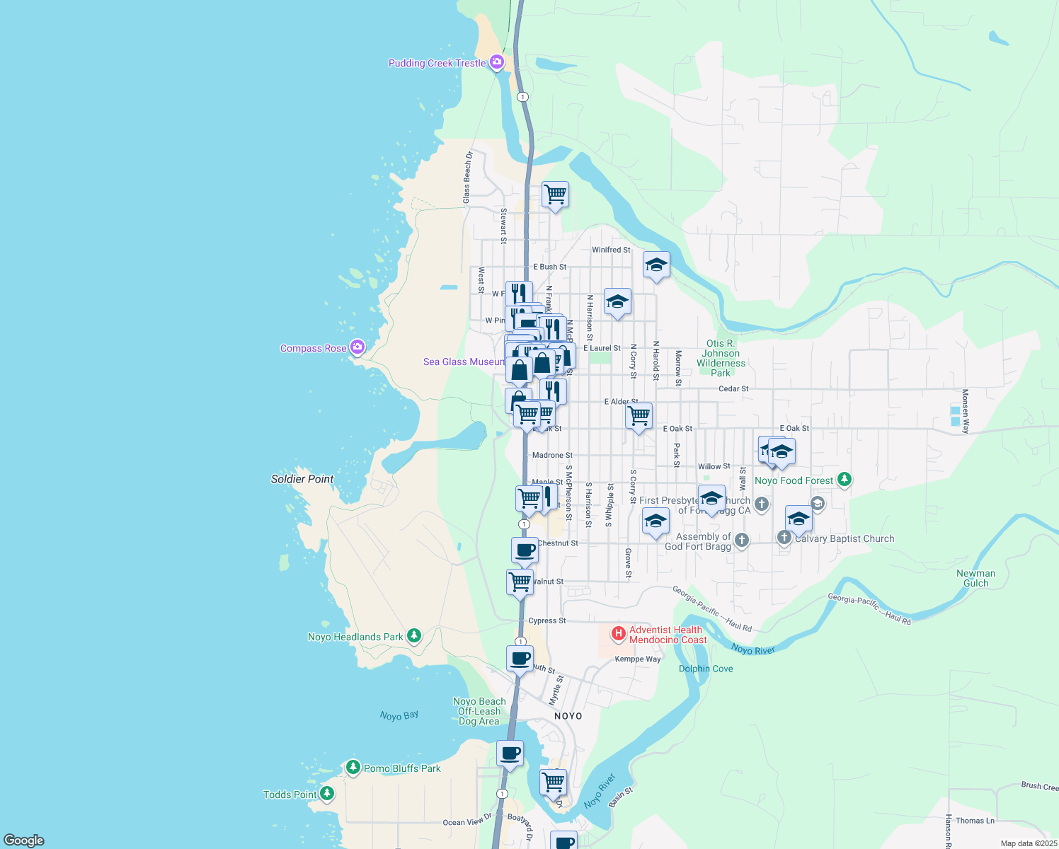 100 North Main Street, Fort Bragg CA - Walk Score