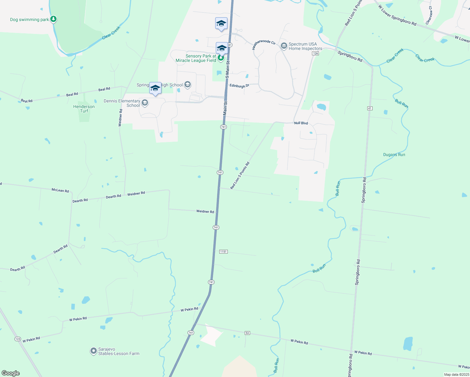 5470 Red Lion 5 Points Road, Springboro OH - Walk Score