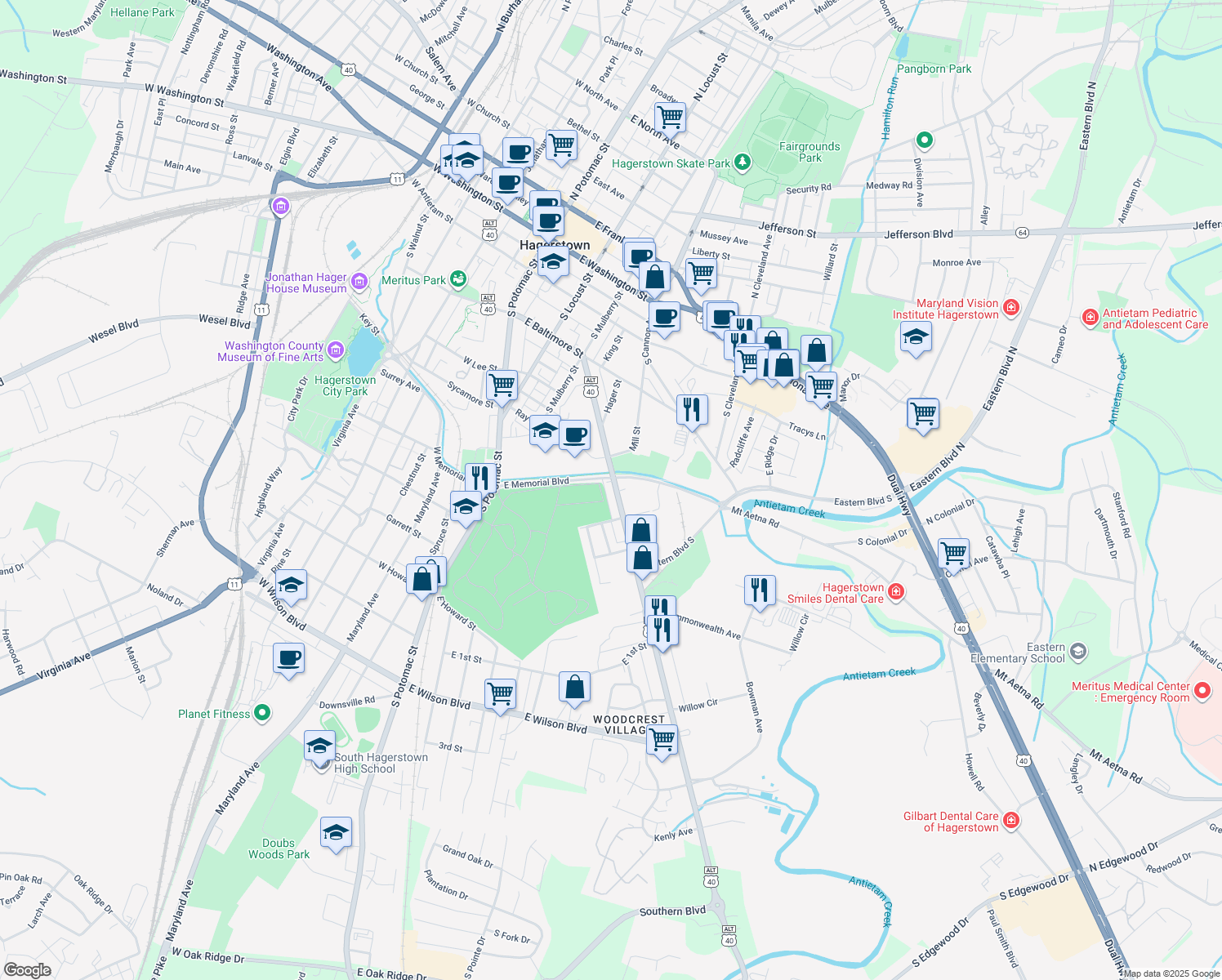 511 Frederick Street, Hagerstown MD - Walk Score