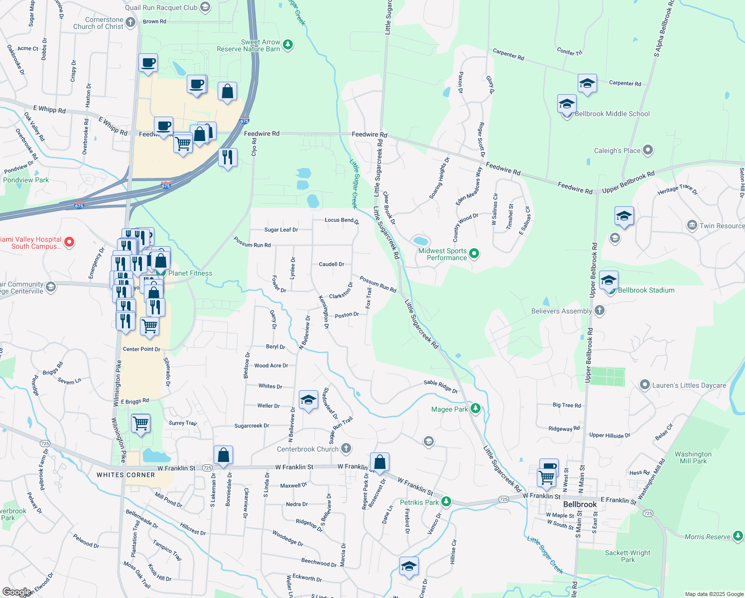 1616 Fox Trail, Bellbrook OH - Walk Score