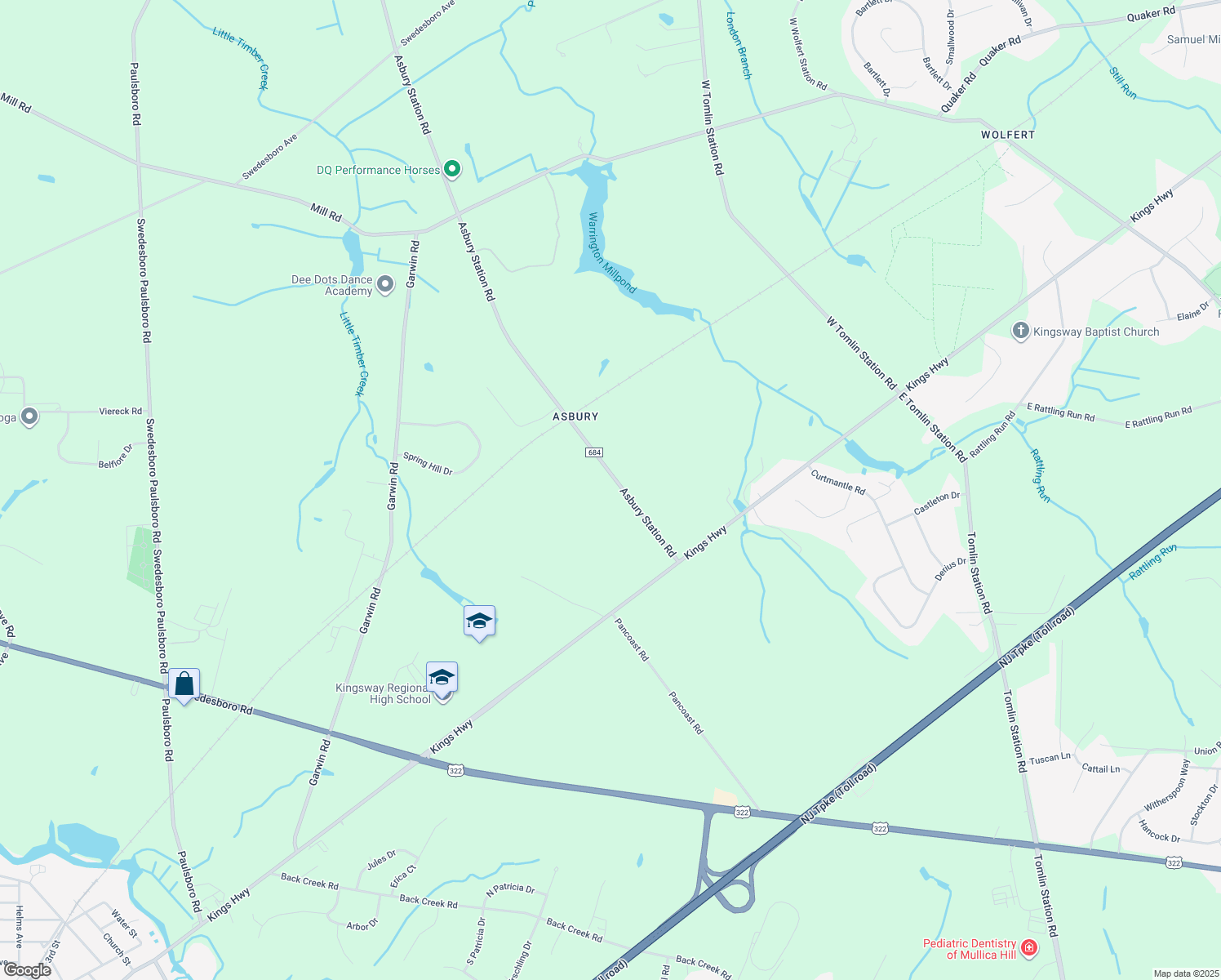 52 Asbury Station Road, Woolwich Township NJ - Walk Score