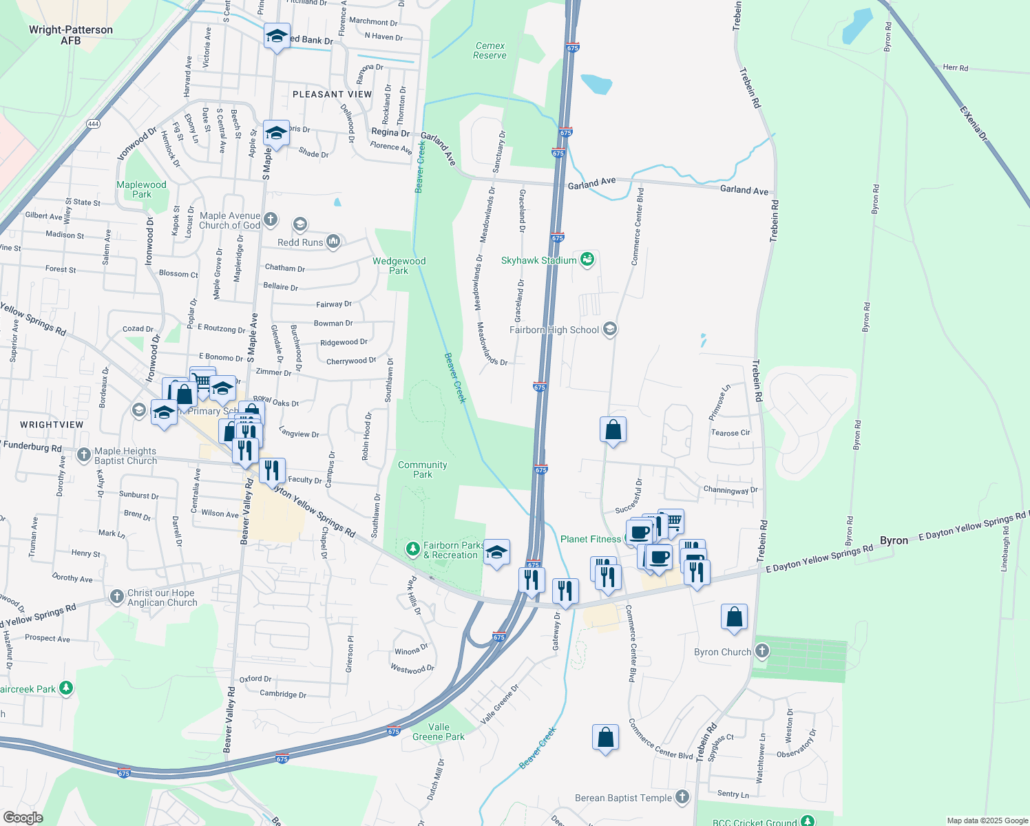 1644 Graceland Drive, Fairborn OH - Walk Score