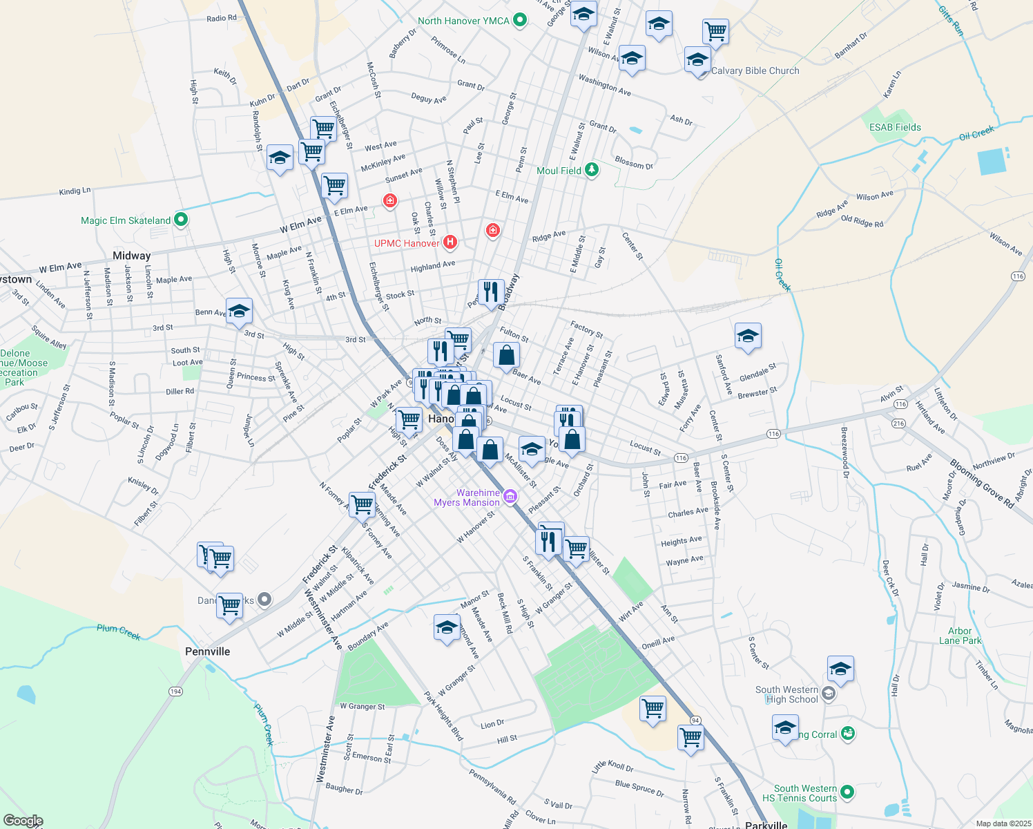 East Middle Street, Hanover PA - Walk Score