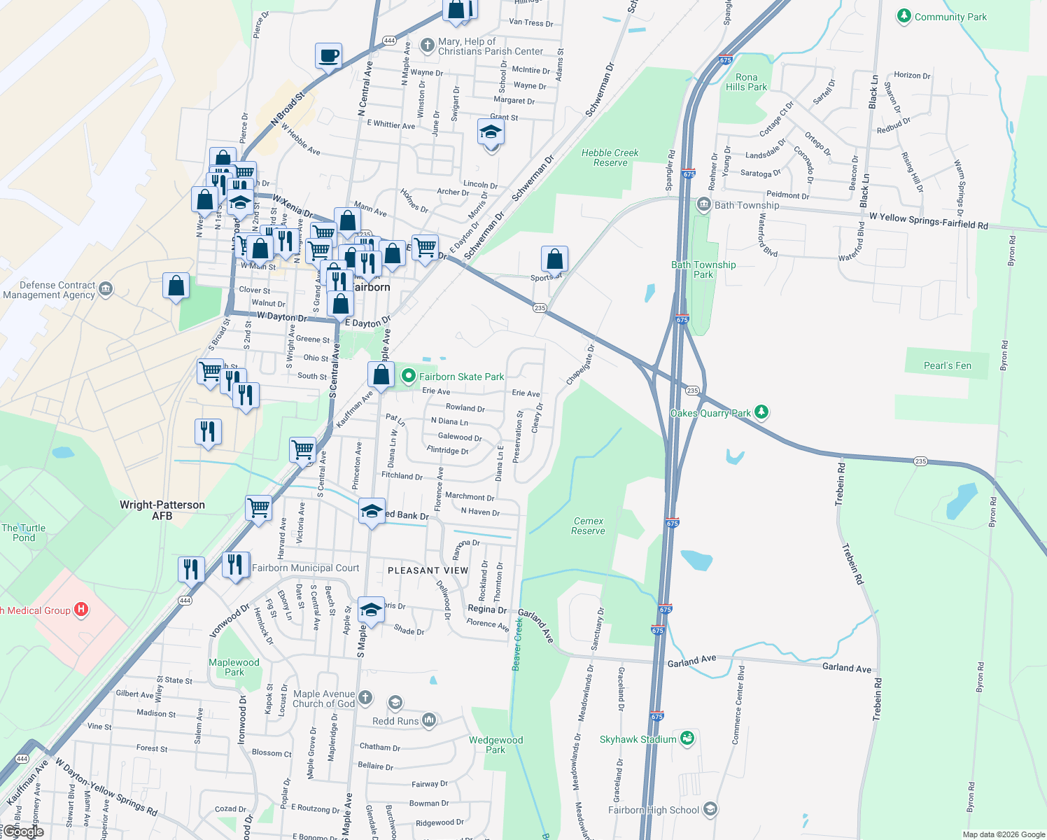 558 Preservation Street, Fairborn OH - Walk Score