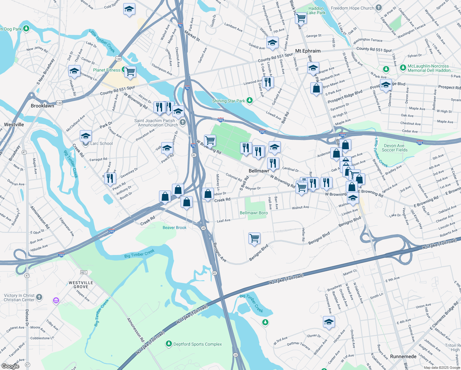 392 Flanders Road, Bellmawr NJ - Walk Score