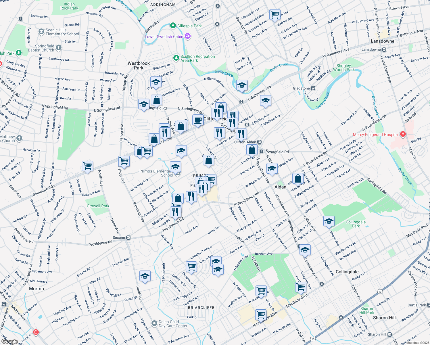 707 Secane Avenue, Clifton Heights PA - Walk Score