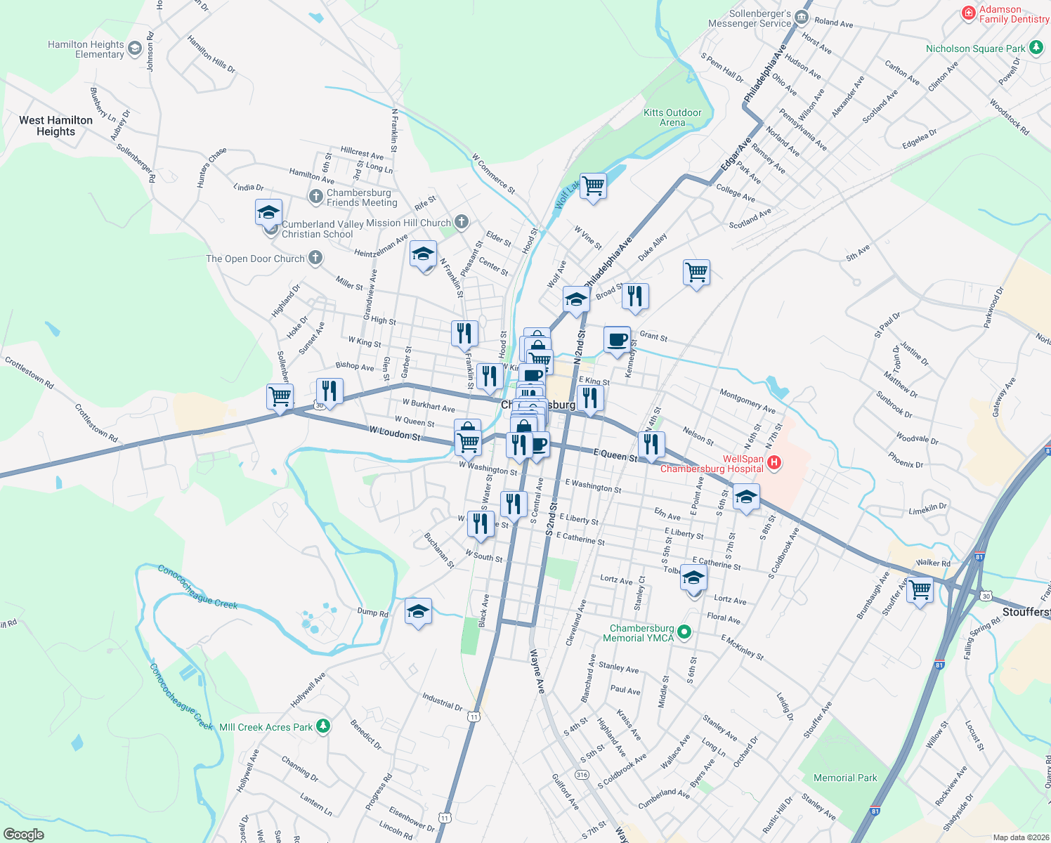 37 South Main Street, Chambersburg PA - Walk Score