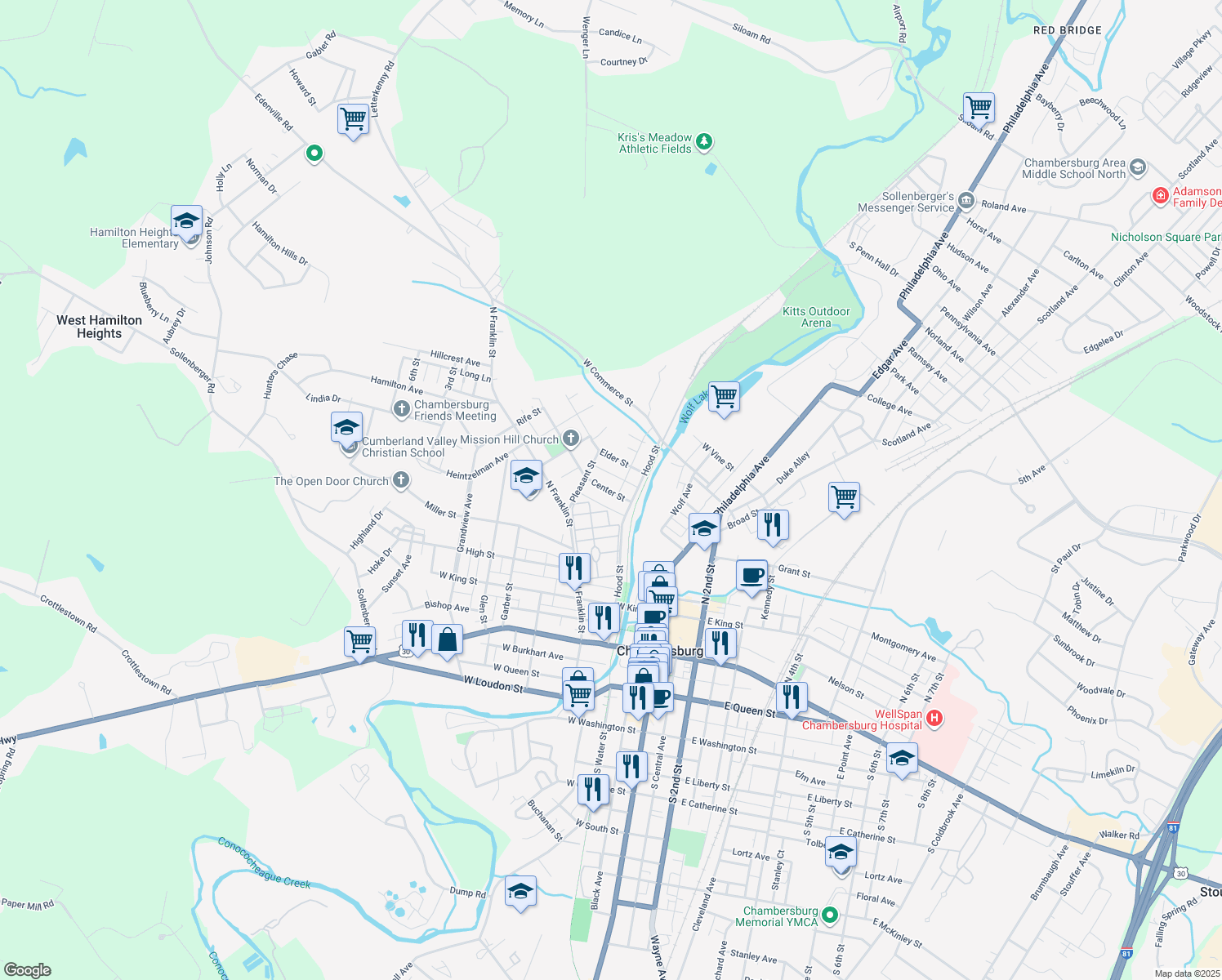 373 Center Street, Chambersburg PA - Walk Score