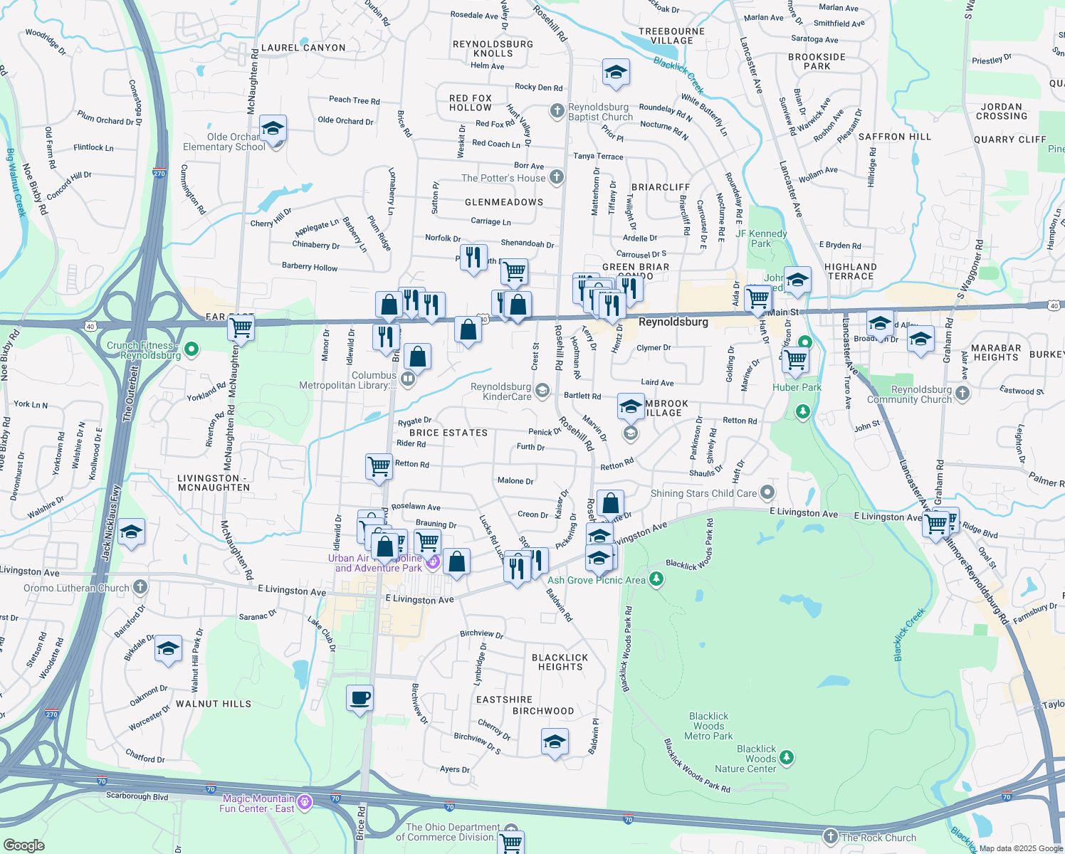 1537 Mott Road, Reynoldsburg OH - Walk Score