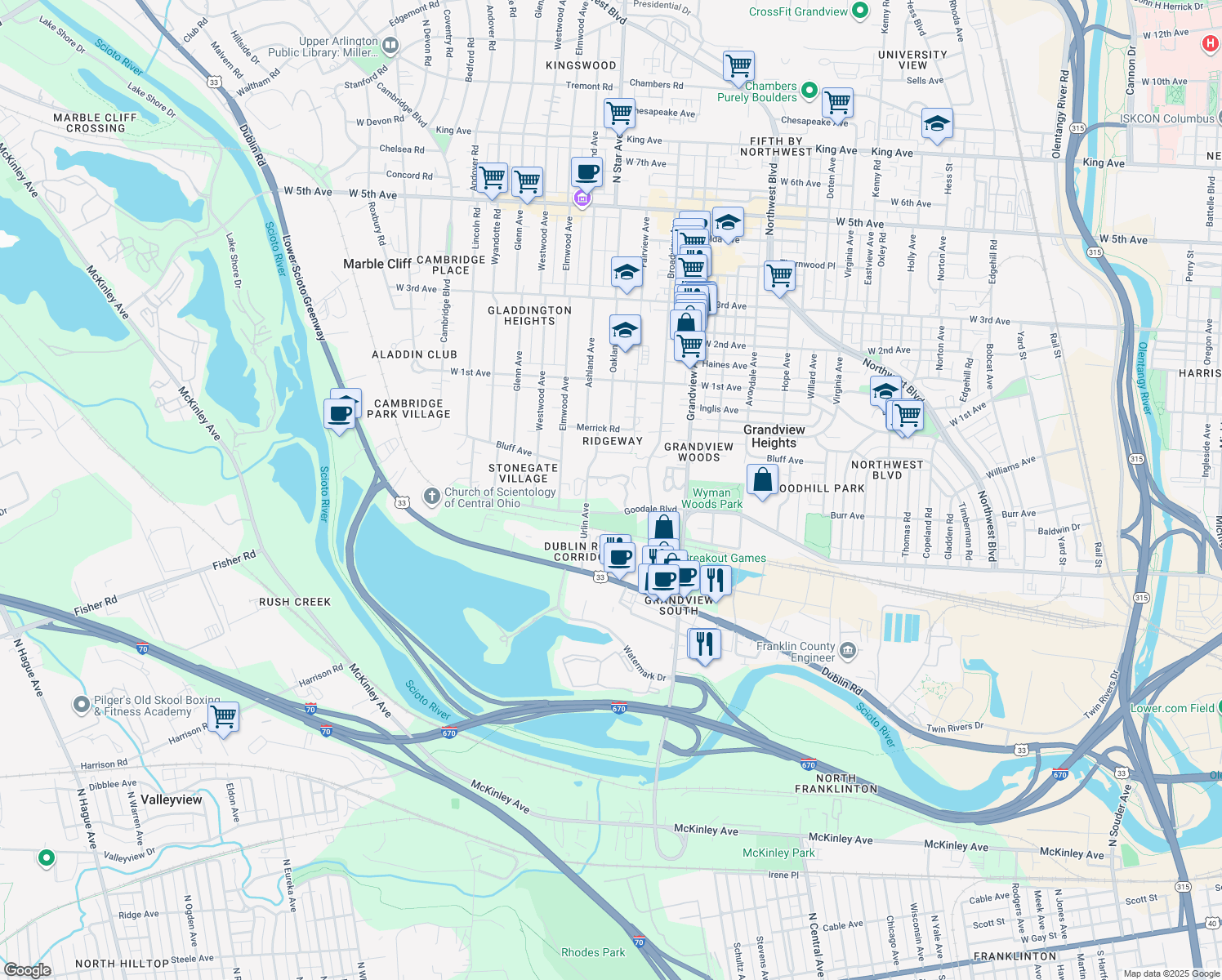 1000 Urlin Avenue, Grandview Heights OH - Walk Score