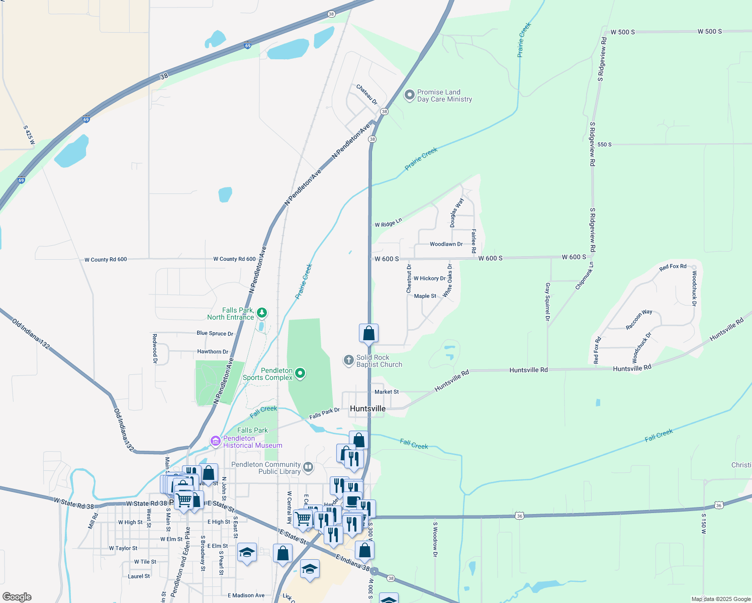 6194 Indiana 67, Pendleton IN - Walk Score