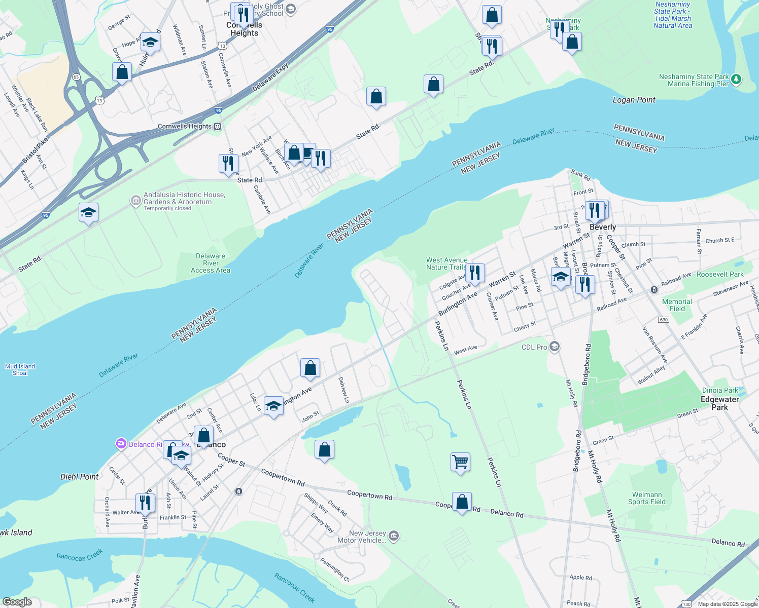 62 River Lane, Delanco NJ - Walk Score