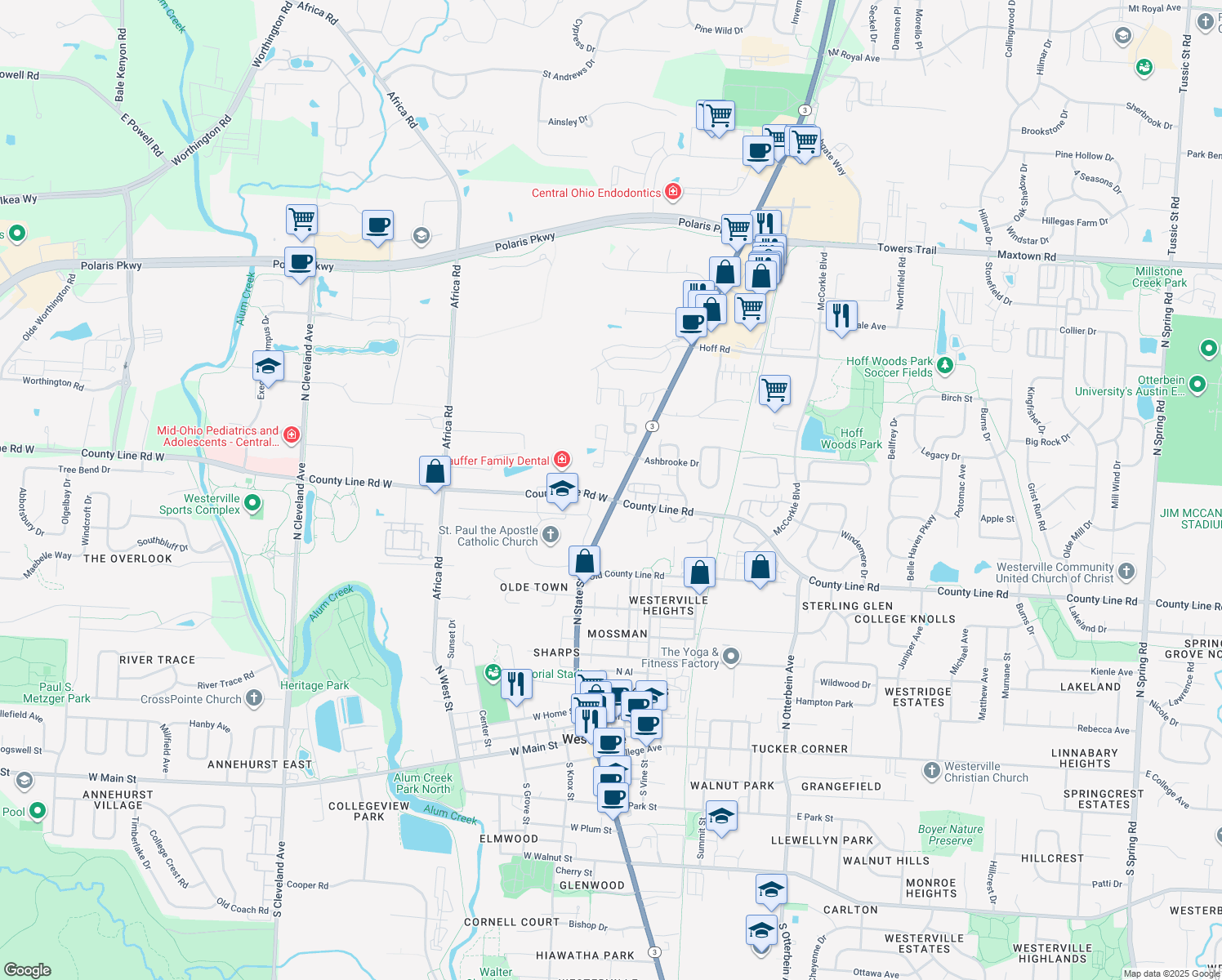423 North State Street, Westerville OH - Walk Score