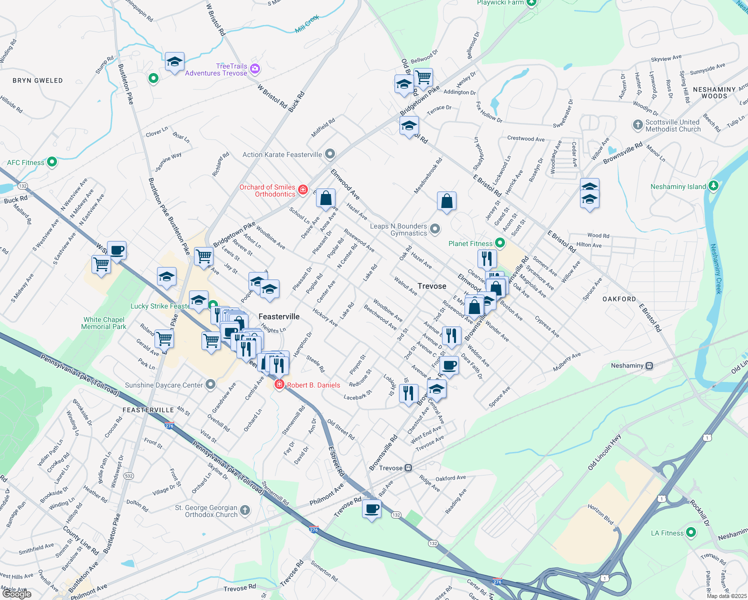 400-498 Woodbine Ave, Feasterville-Trevose PA - Walk Score