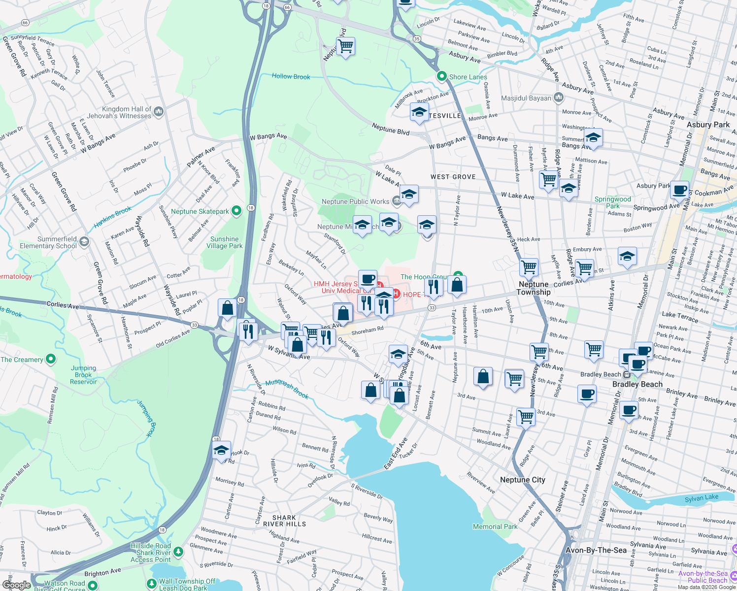 1945 Highway 33, Neptune Township NJ - Walk Score