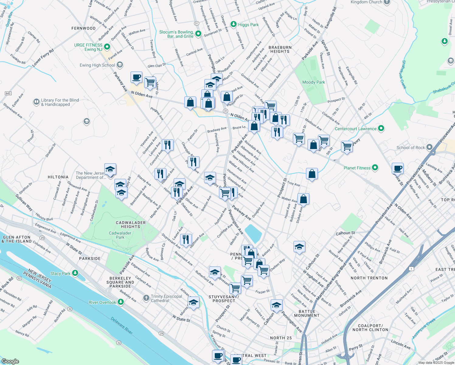 1058 Pennington Road, Ewing Township NJ - Walk Score