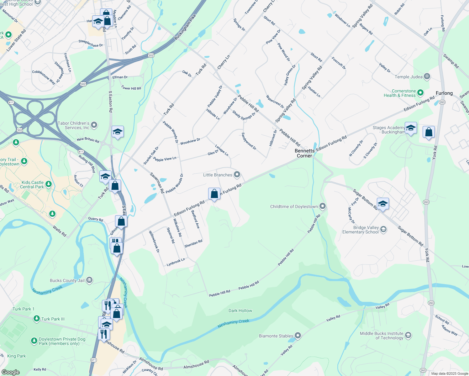 317 Edison Furlong Road, Doylestown PA - Walk Score