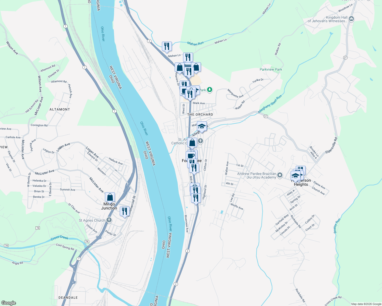 955 Main Street, Follansbee WV - Walk Score