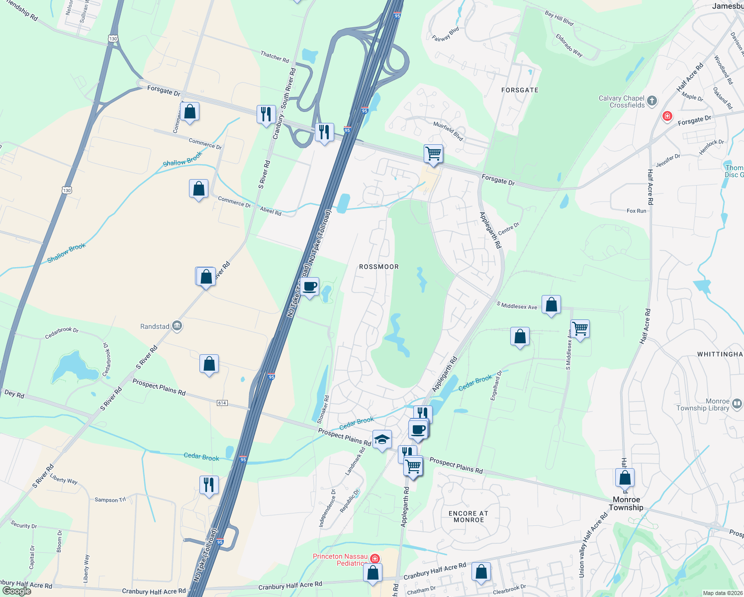 381 Old Nassau Road, Monroe Township NJ - Walk Score