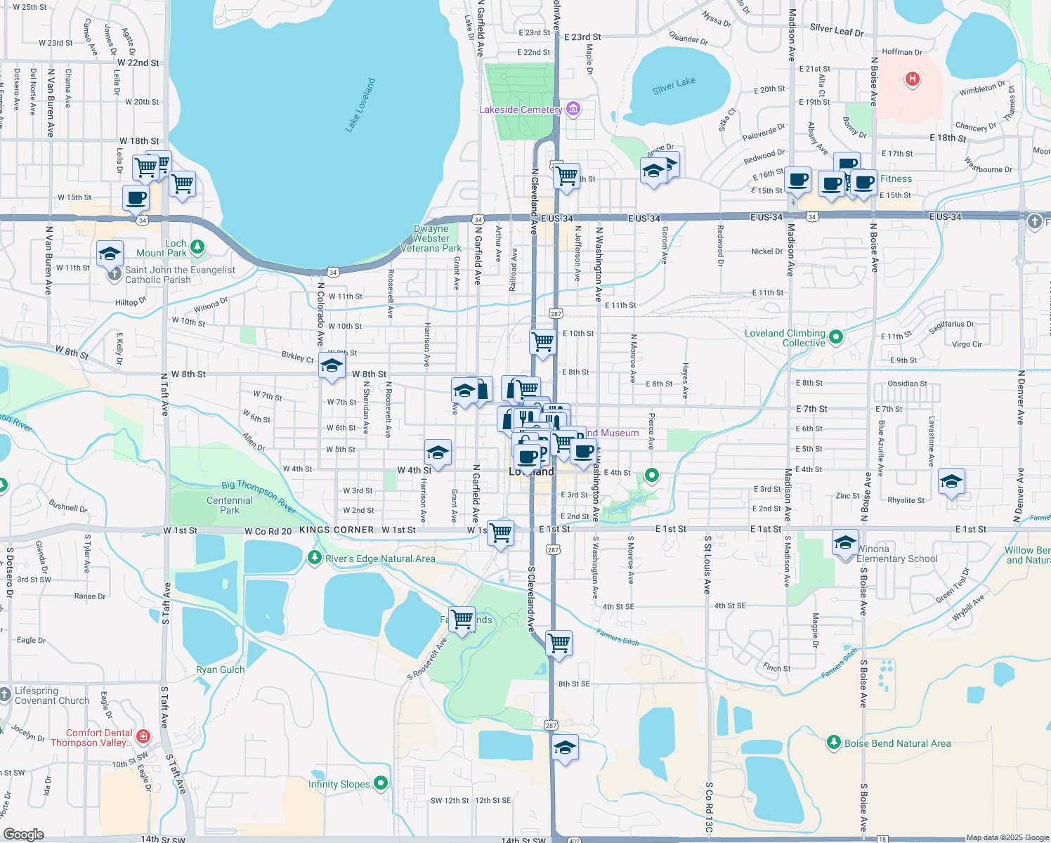 Loveland CO - Walk Score