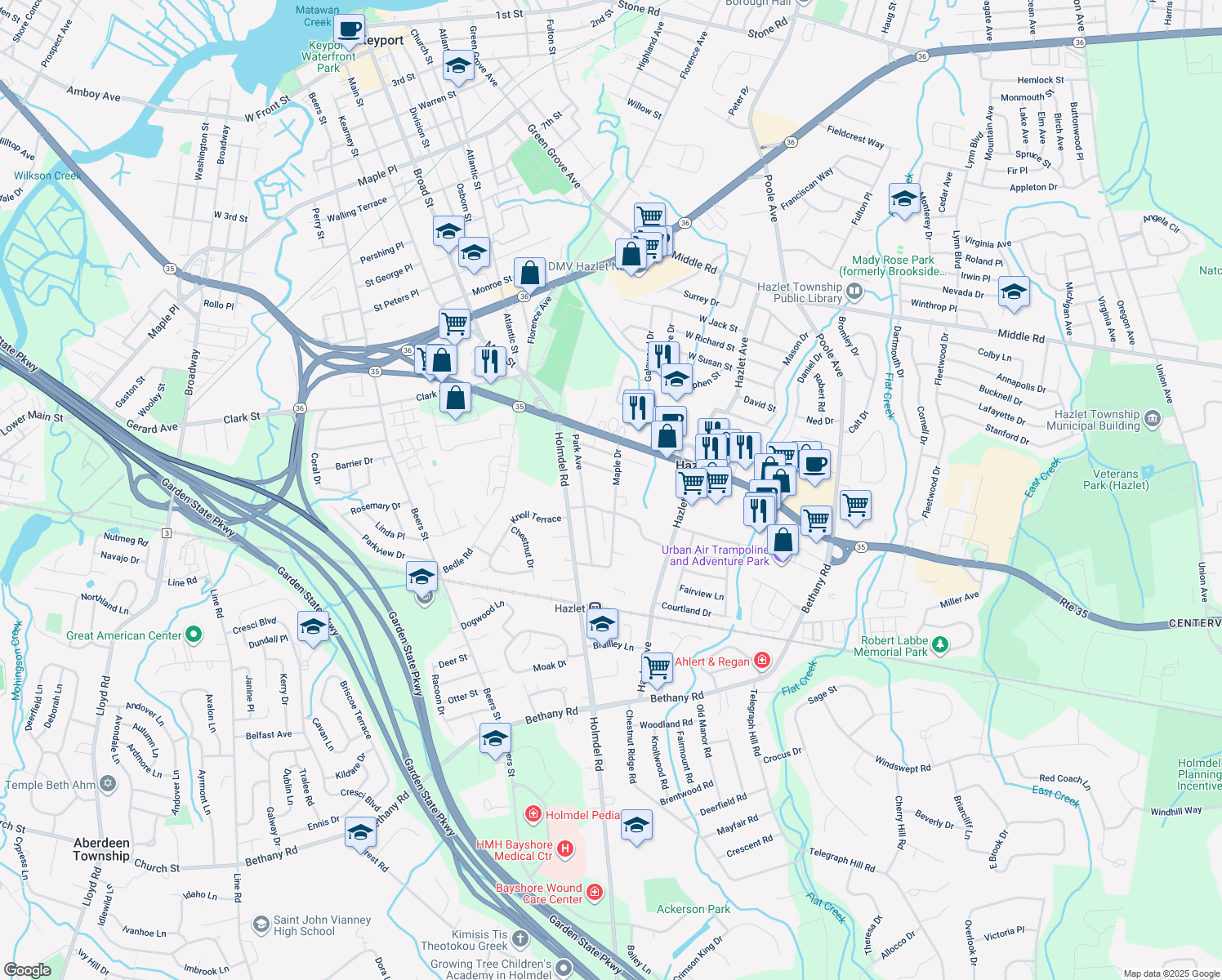 16 Maple Drive, Hazlet NJ - Walk Score
