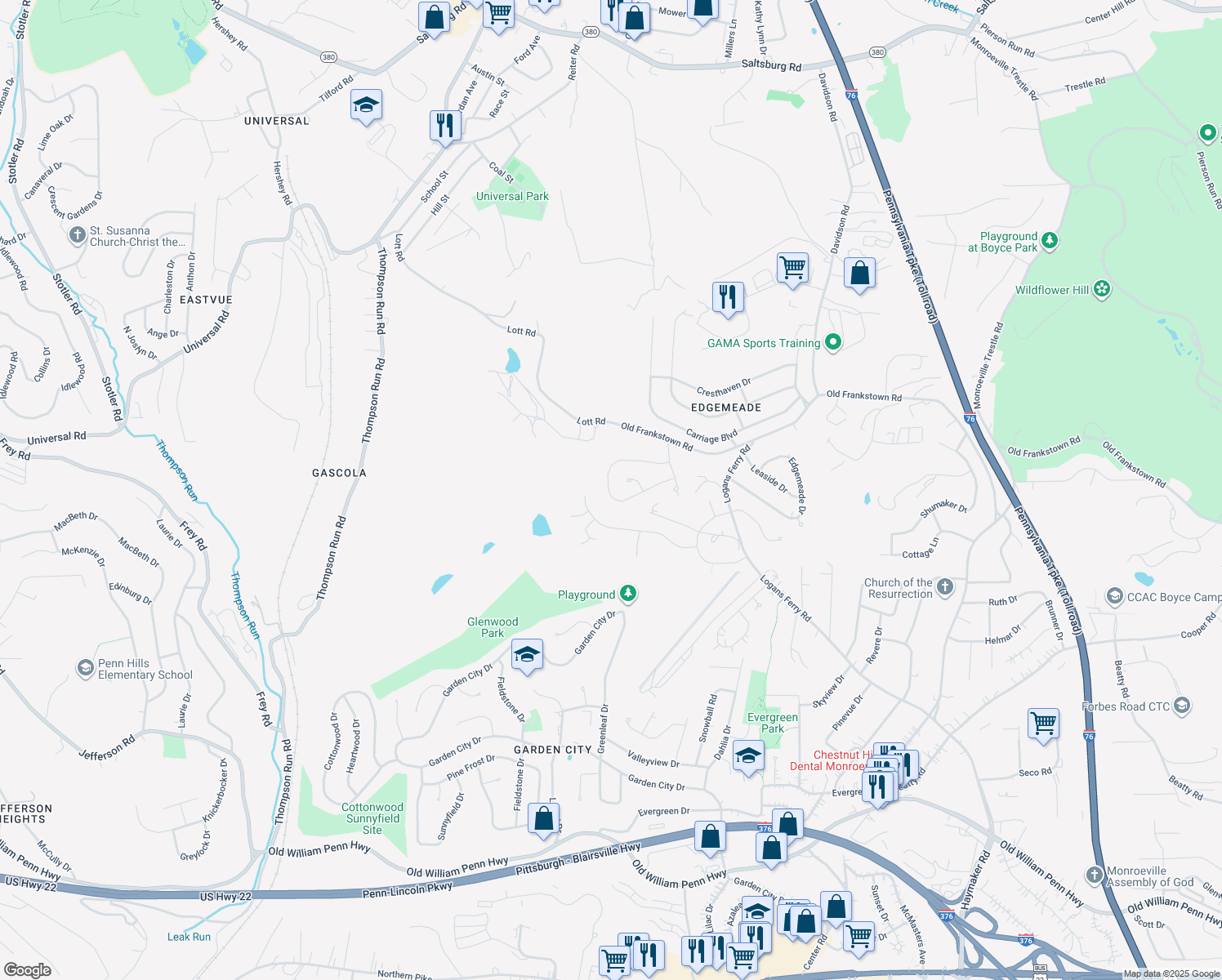 257 Mallard Drive, Monroeville PA - Walk Score