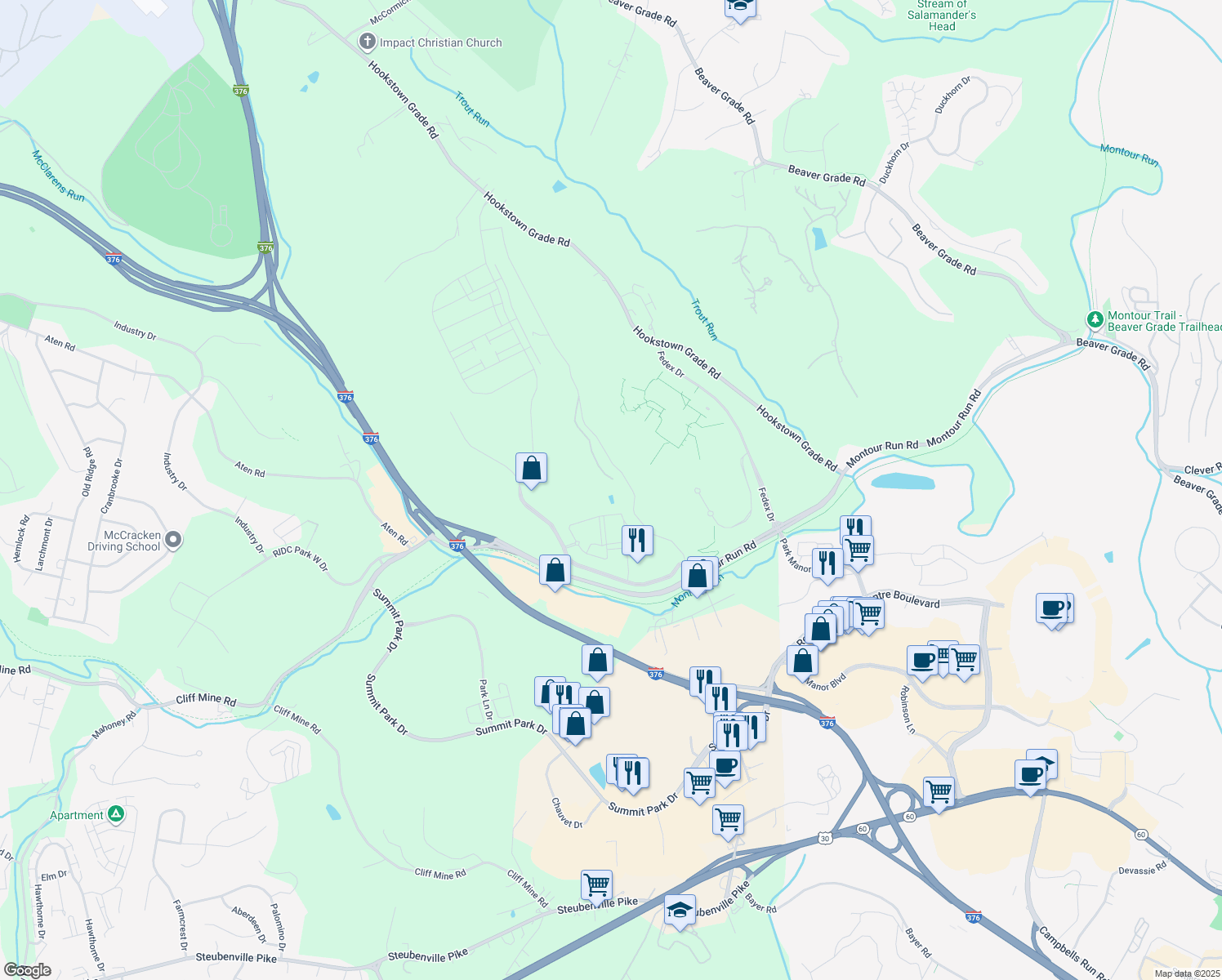 430 Hershinger Road, Coraopolis PA - Walk Score