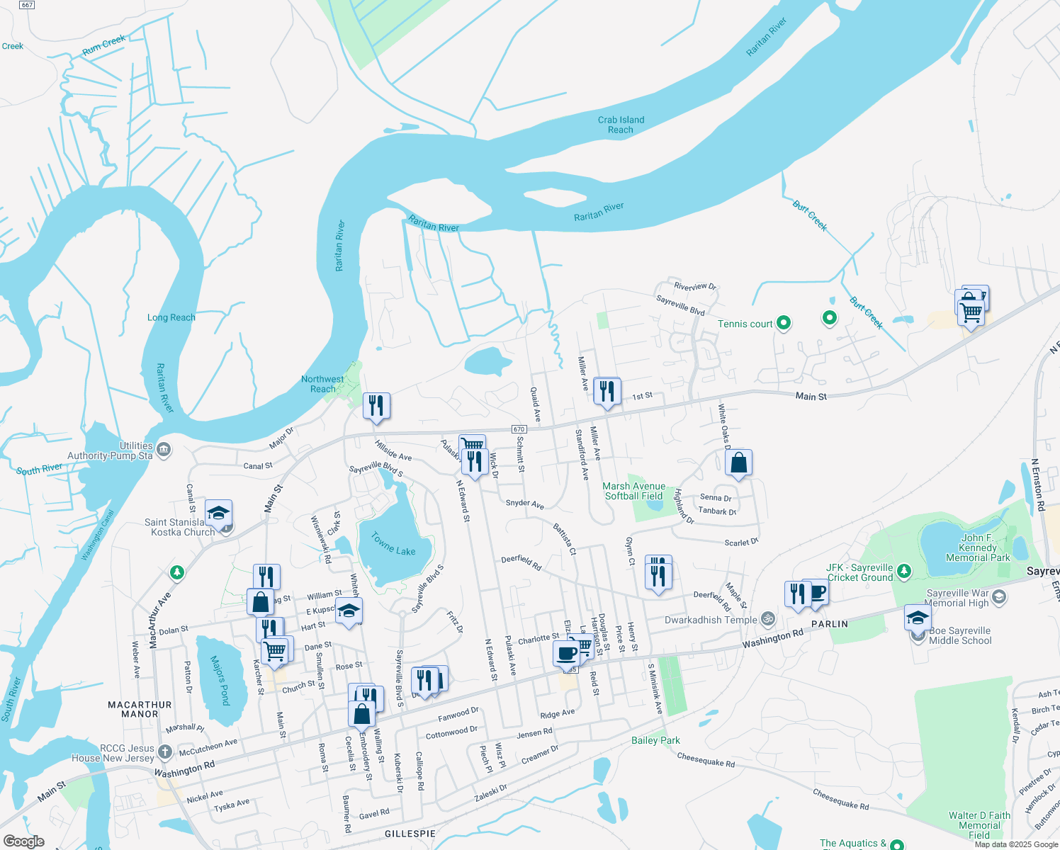 499 Main Street, Sayreville NJ - Walk Score