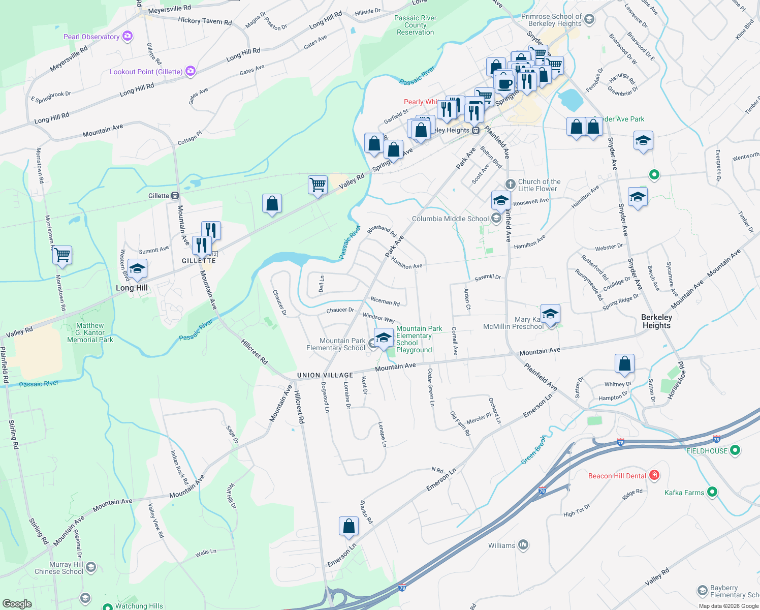 29 Riceman Road, Berkeley Heights NJ - Walk Score