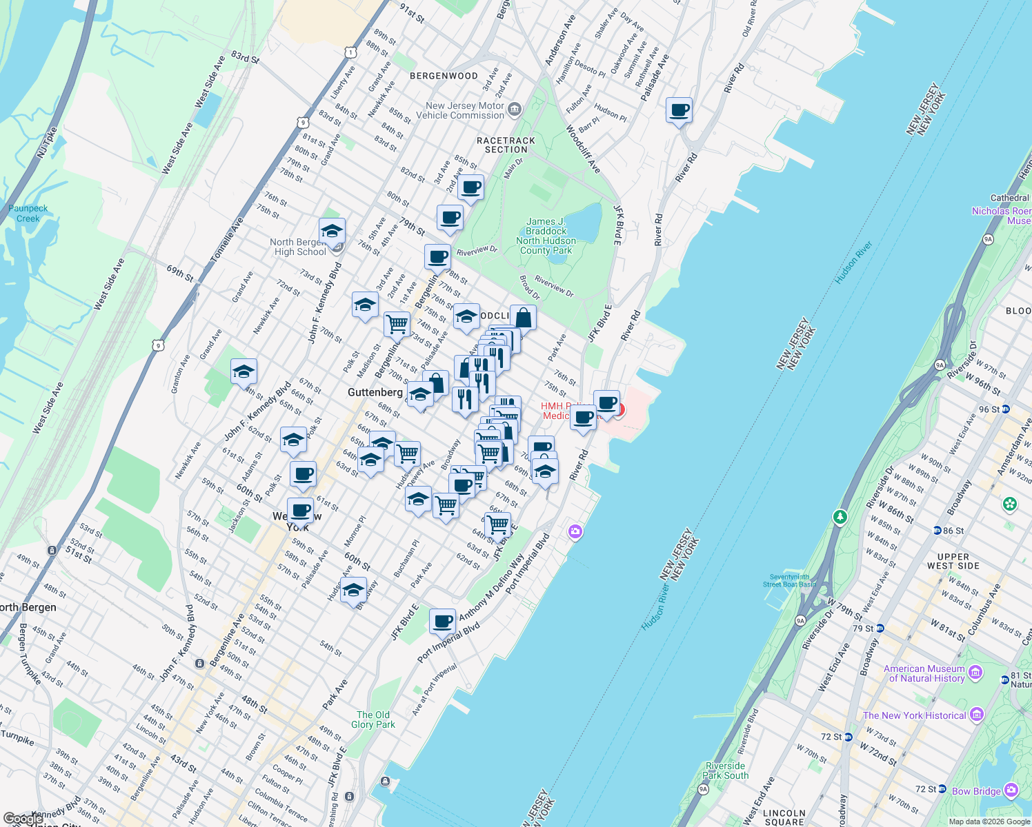 100 72nd Street, North Bergen NJ - Walk Score