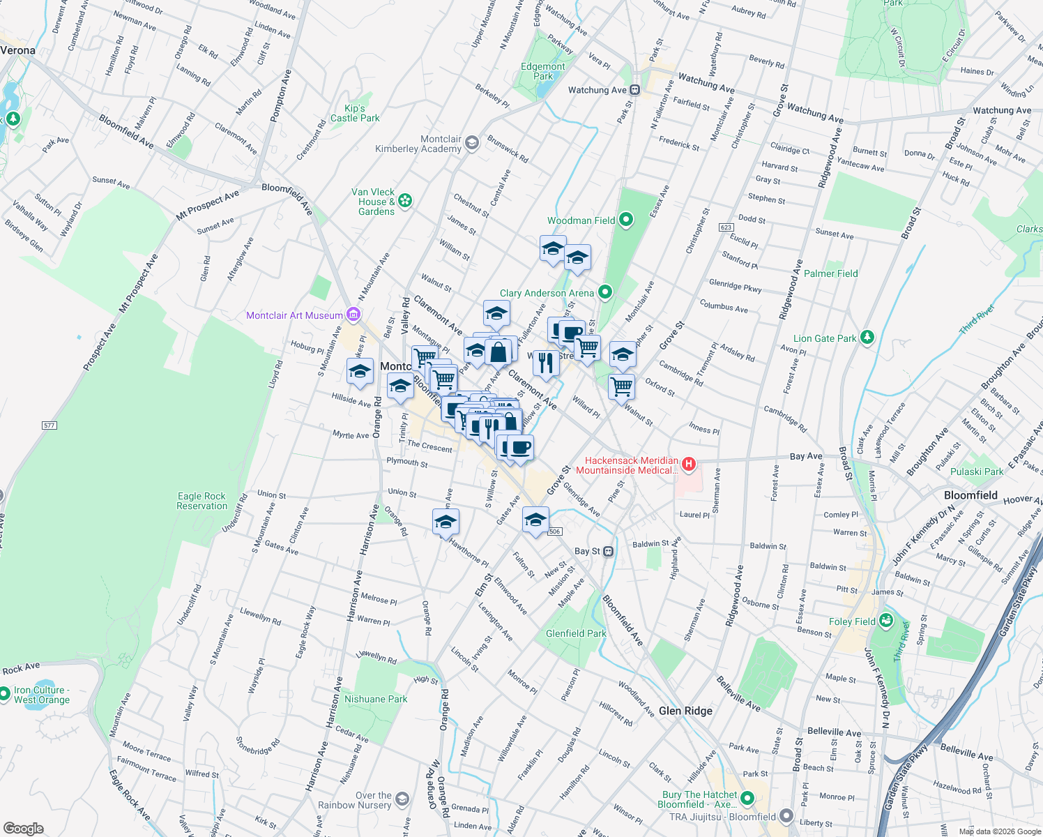 28 North Willow Street, Montclair NJ - Walk Score