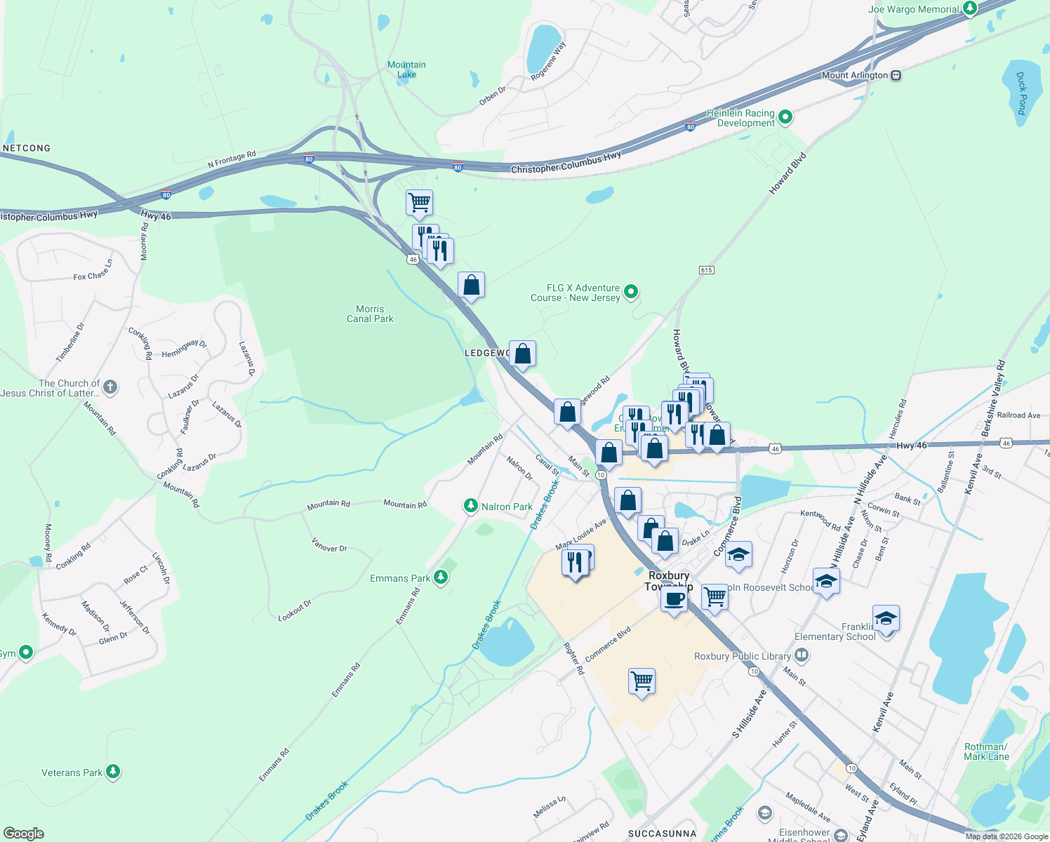 242 Main Street, Roxbury Township NJ - Walk Score