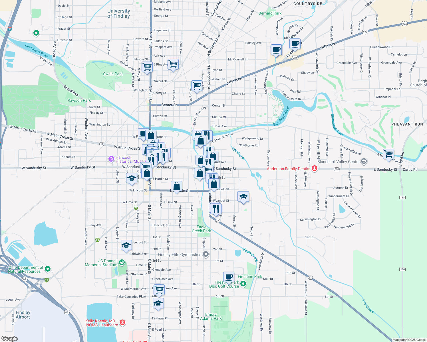 511 East Sandusky Street, Findlay OH - Walk Score