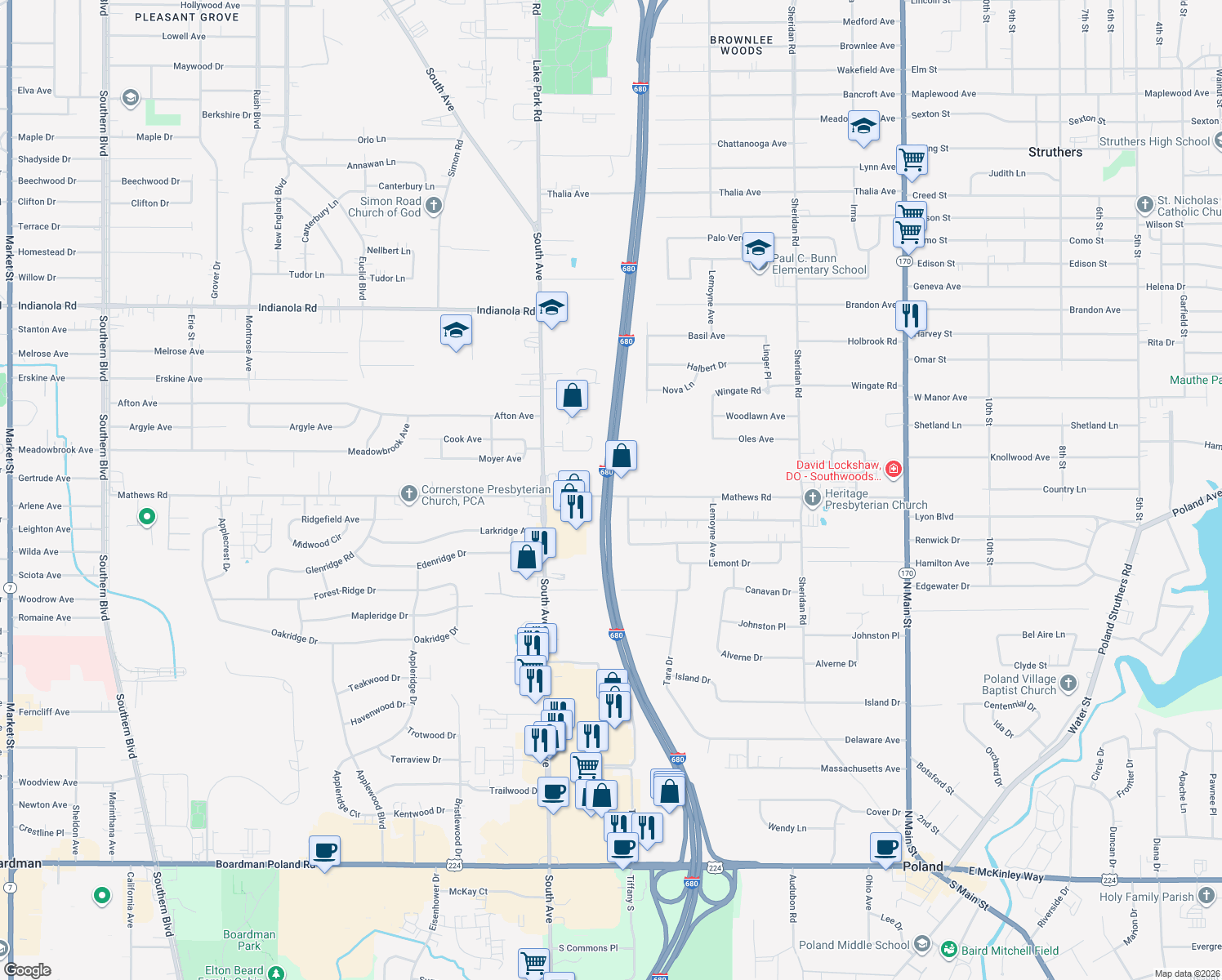 Interstate 680, Boardman OH - Walk Score