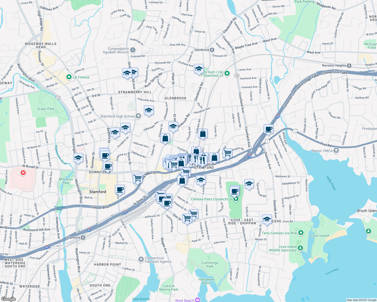 Stamford CT - Walk Score