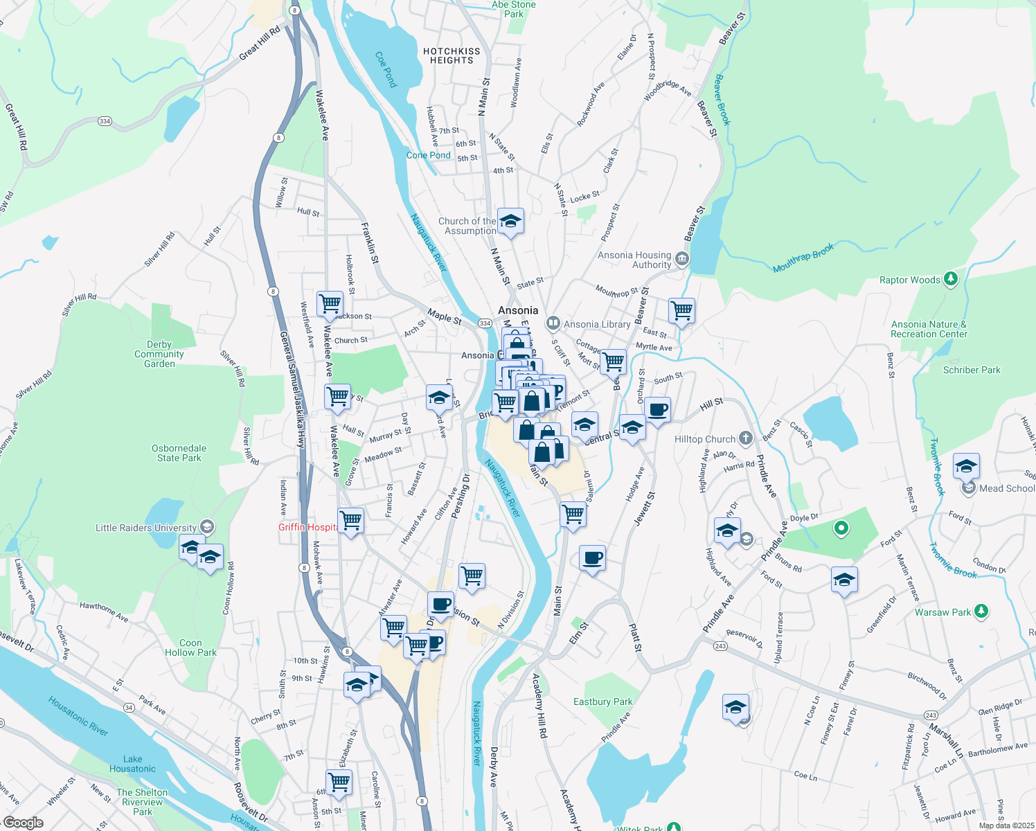 99 West Main Street, Ansonia CT - Walk Score