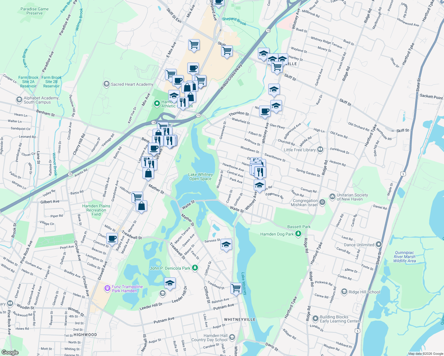 30 Woodbine Street, Hamden CT - Walk Score