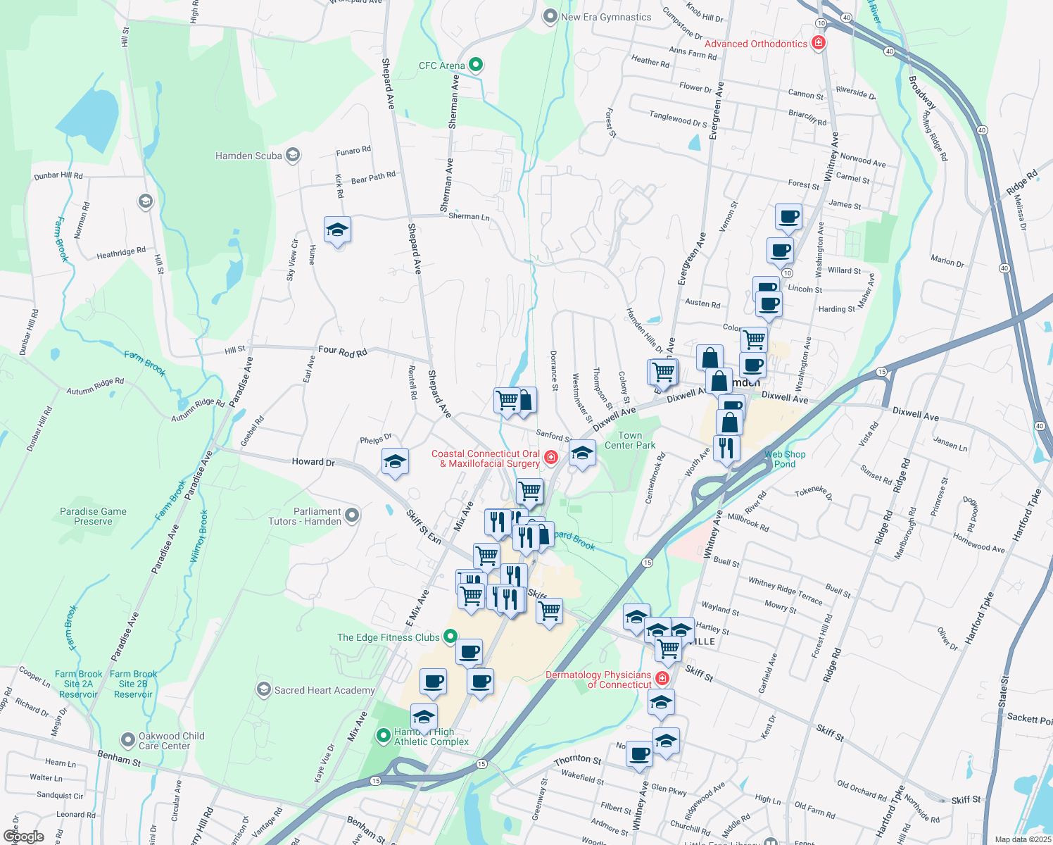 105 Sanford Street, Hamden CT - Walk Score
