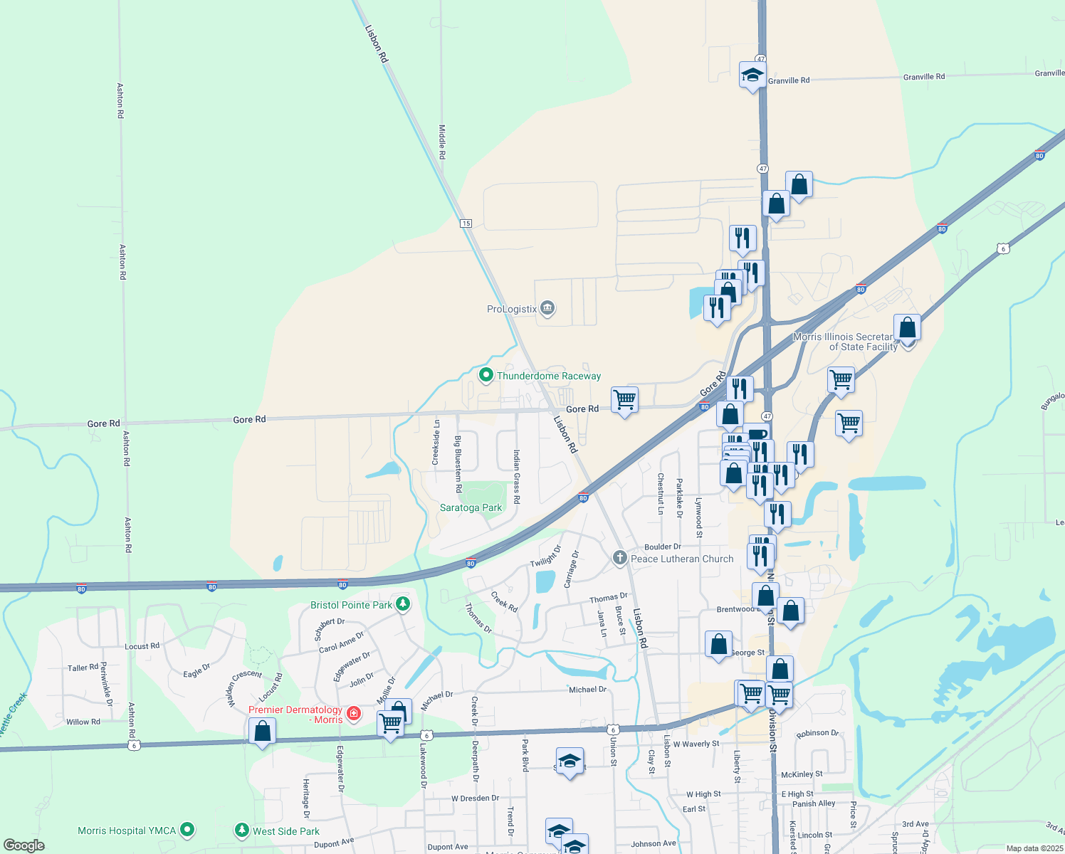 6955 Cambridge Drive, Morris IL - Walk Score