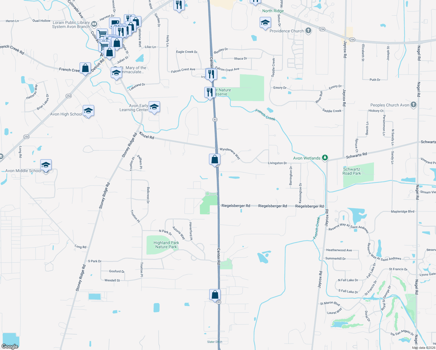 3441 Center Road, Avon OH - Walk Score