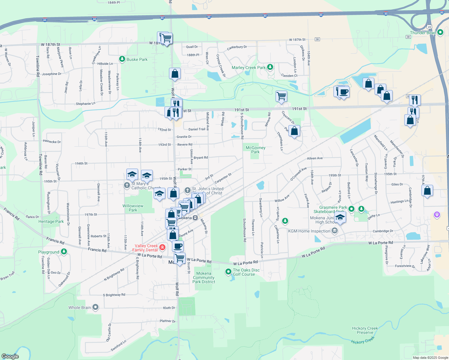 10907 Carpenter Street, Mokena IL - Walk Score