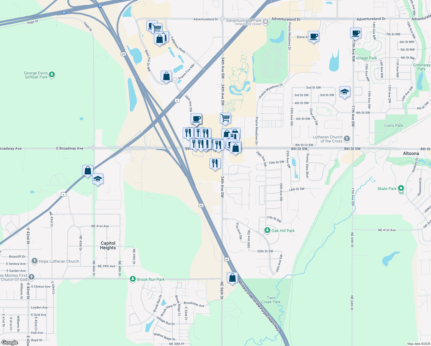 3414 8th Street Southwest, Altoona IA - Walk Score