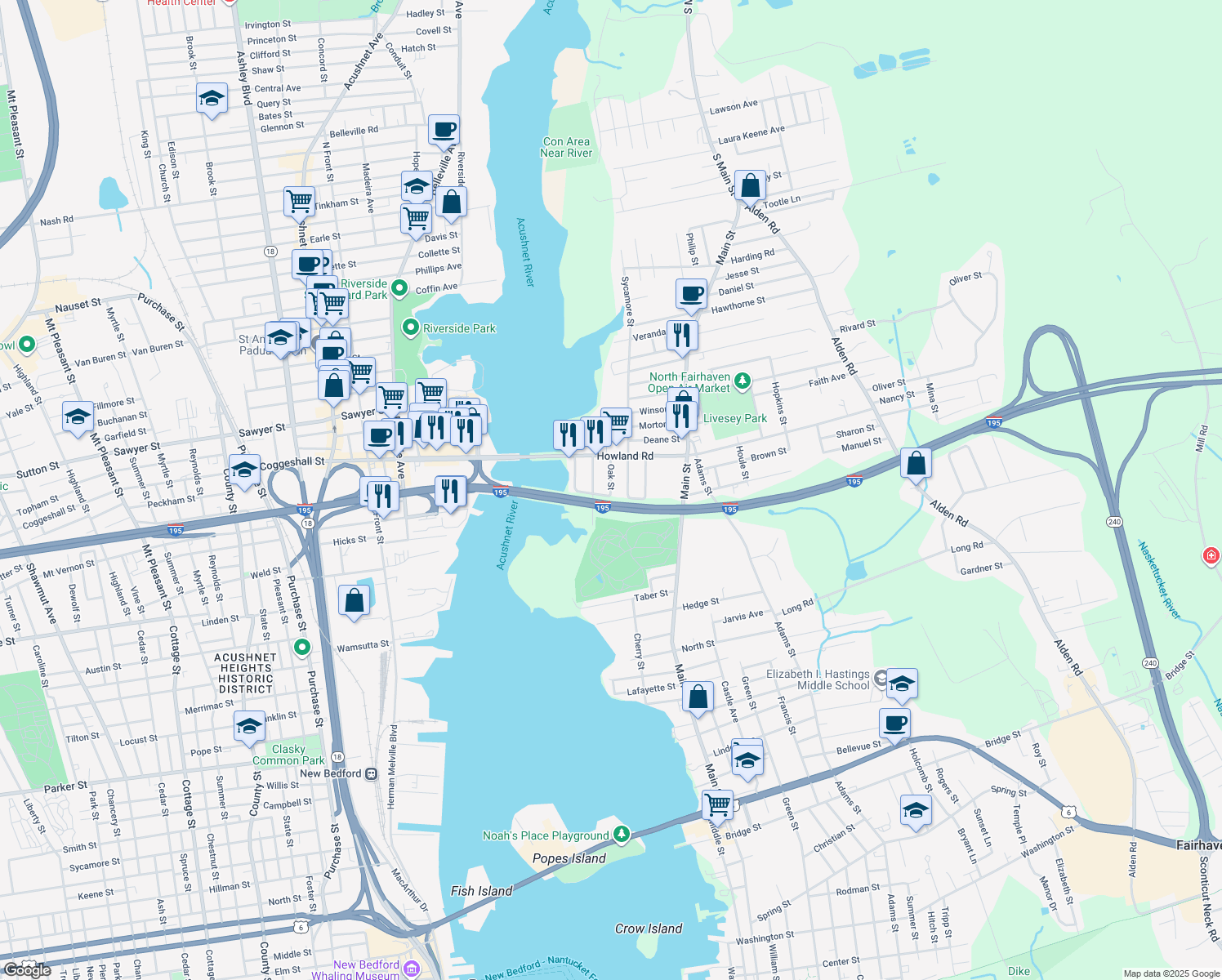 0 Oak Street, Fairhaven MA - Walk Score