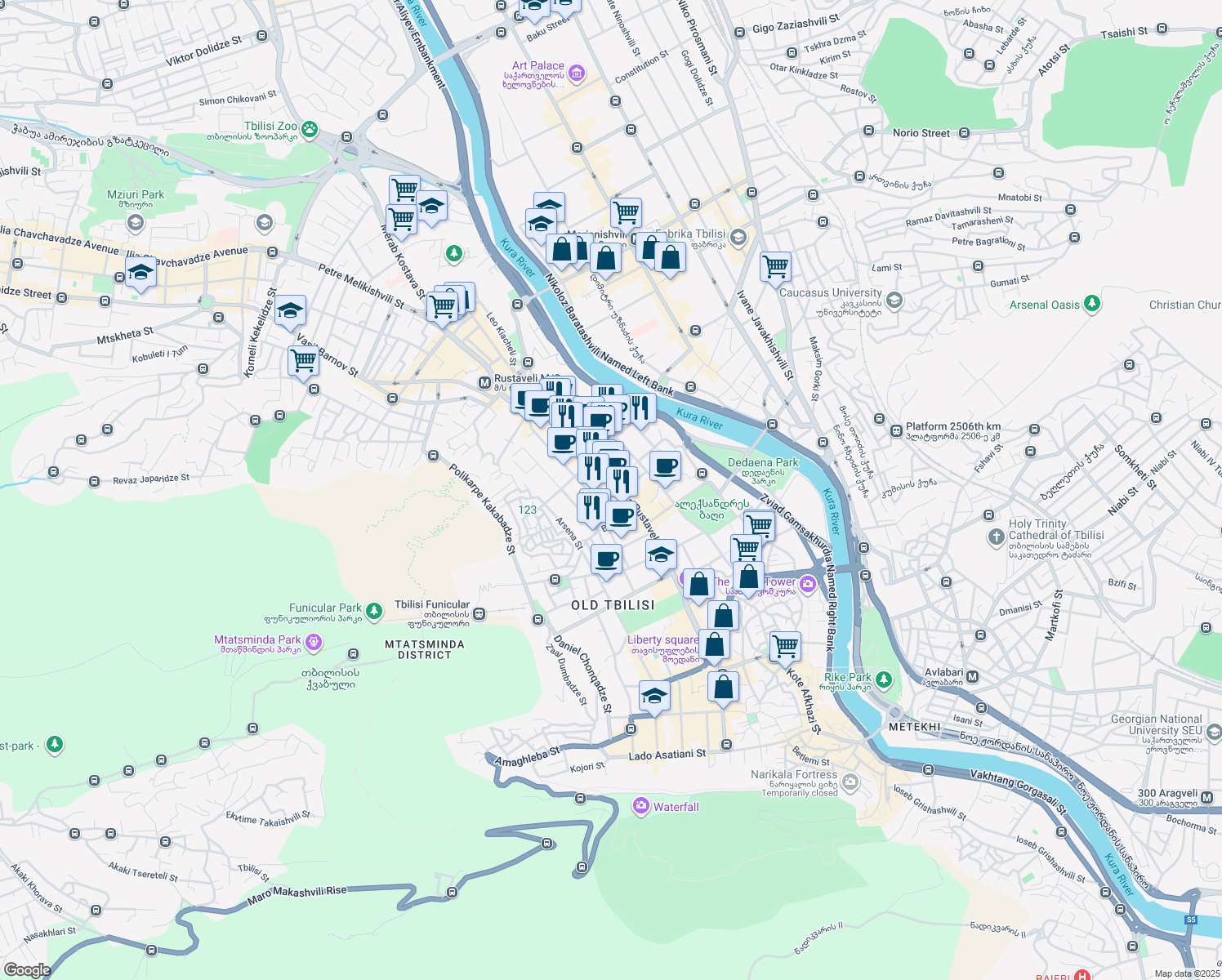 22 Shota Rustaveli Avenue, Tbilisi Tbilisi - Walk Score