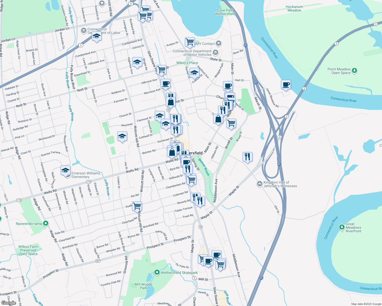 Wethersfield CT - Walk Score