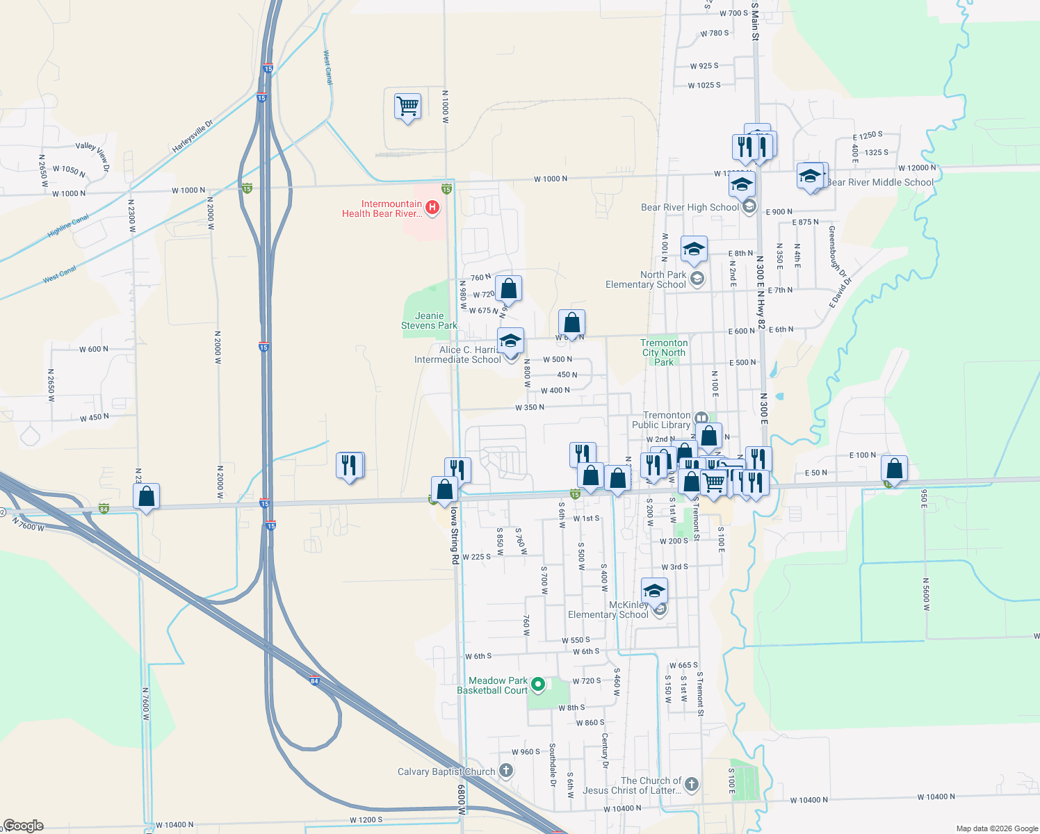 839 West 350 North, Tremonton UT - Walk Score