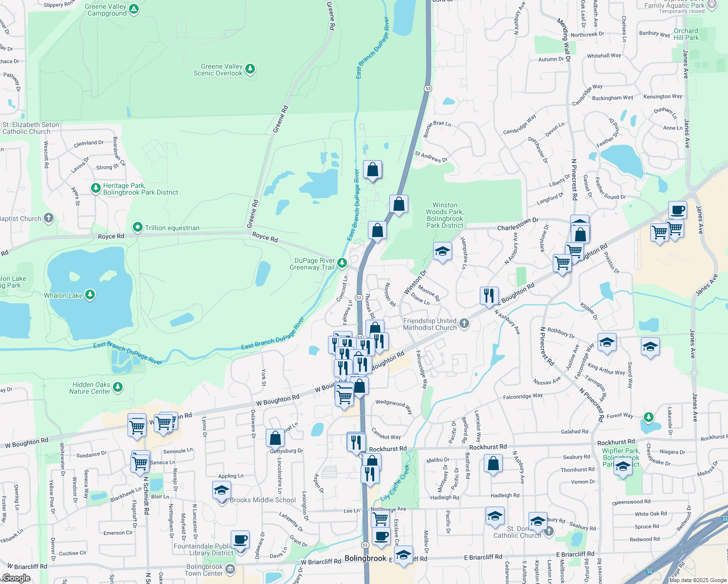 575 Thomas Road, Bolingbrook IL - Walk Score