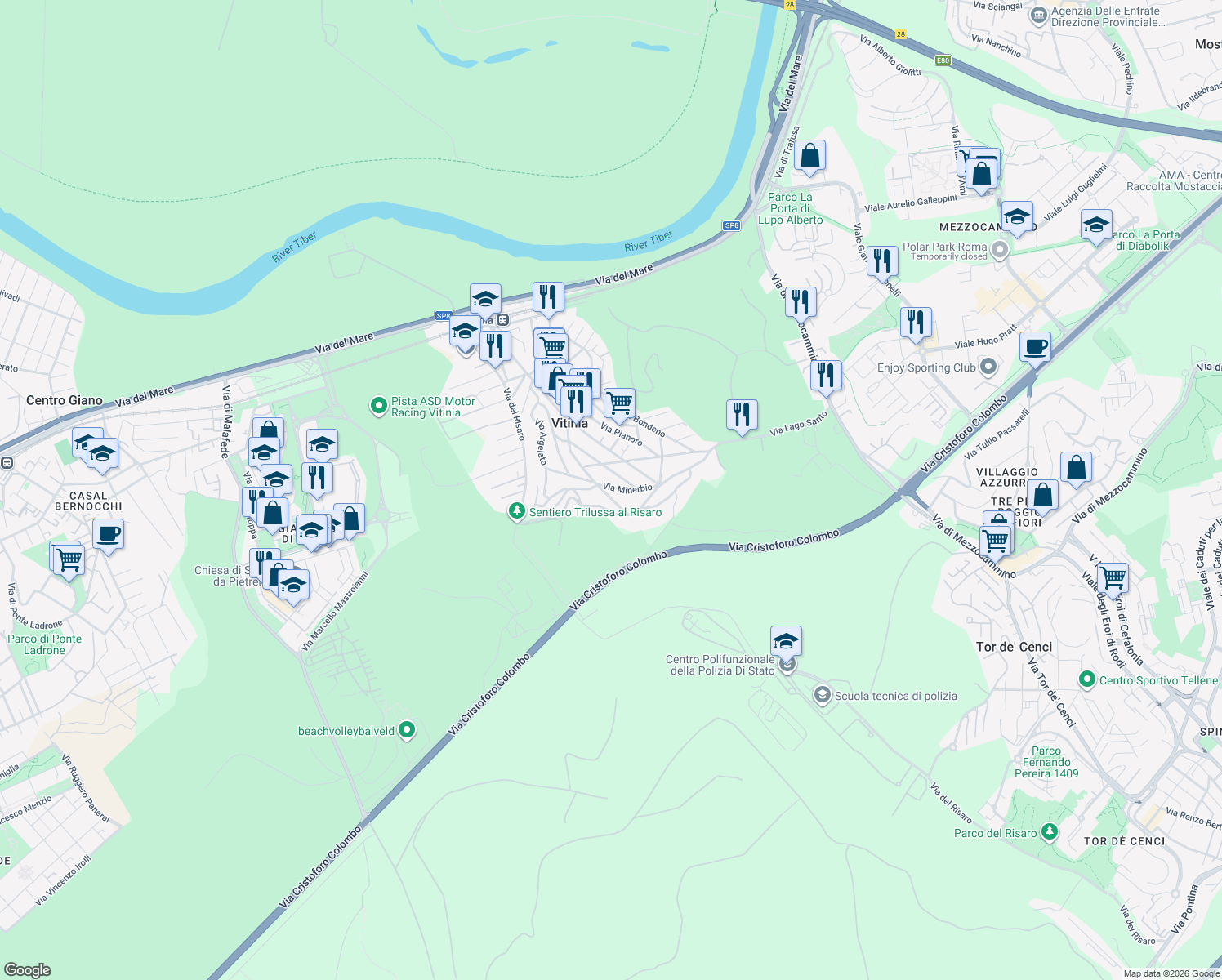 65 Via Minerbio, Vitinia Lazio - Walk Score