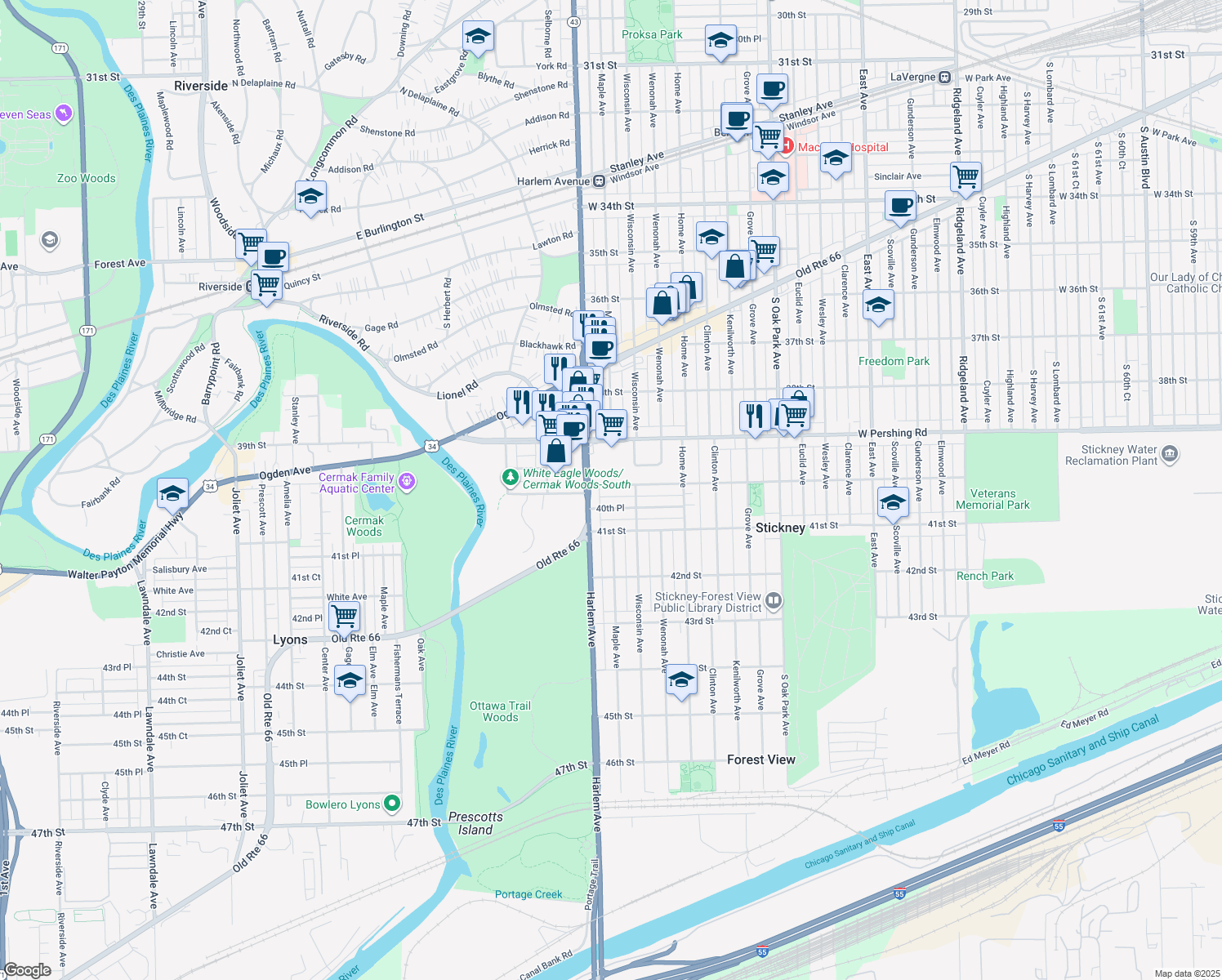 7125 40th Street, Stickney IL - Walk Score