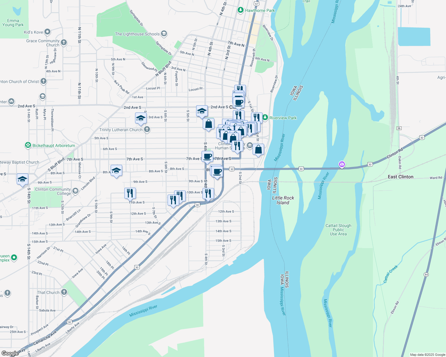 South 3rd Street, Clinton IA - Walk Score